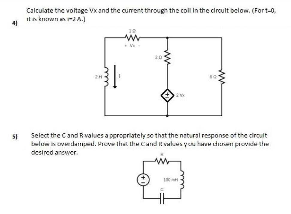 Solved Calculate the voltage Vx and the current through the | Chegg.com