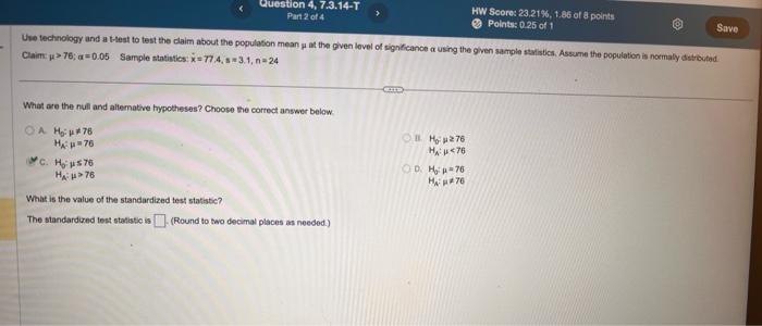 Uve technology and a thest to test the claim about | Chegg.com