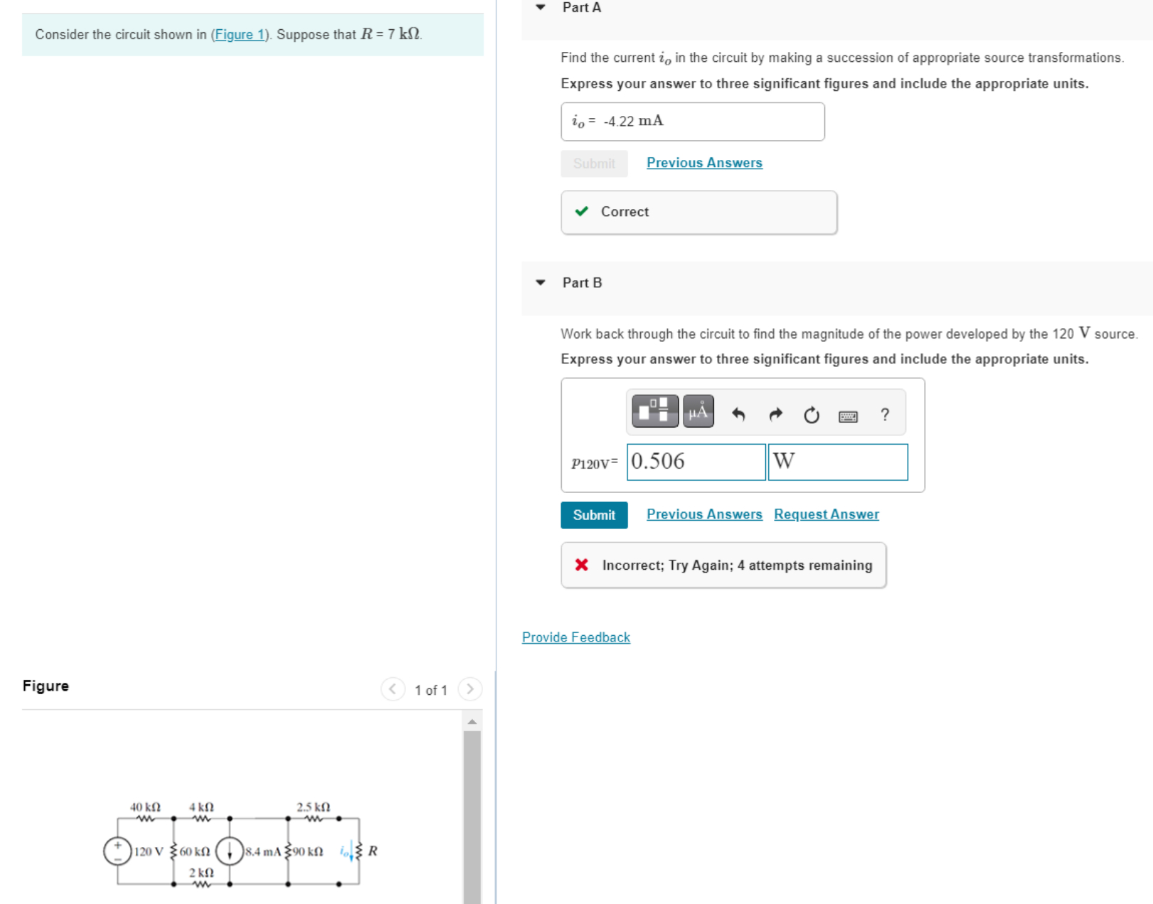 Solved q1 ﻿solve the following circuit , ﻿step by step to | Chegg.com