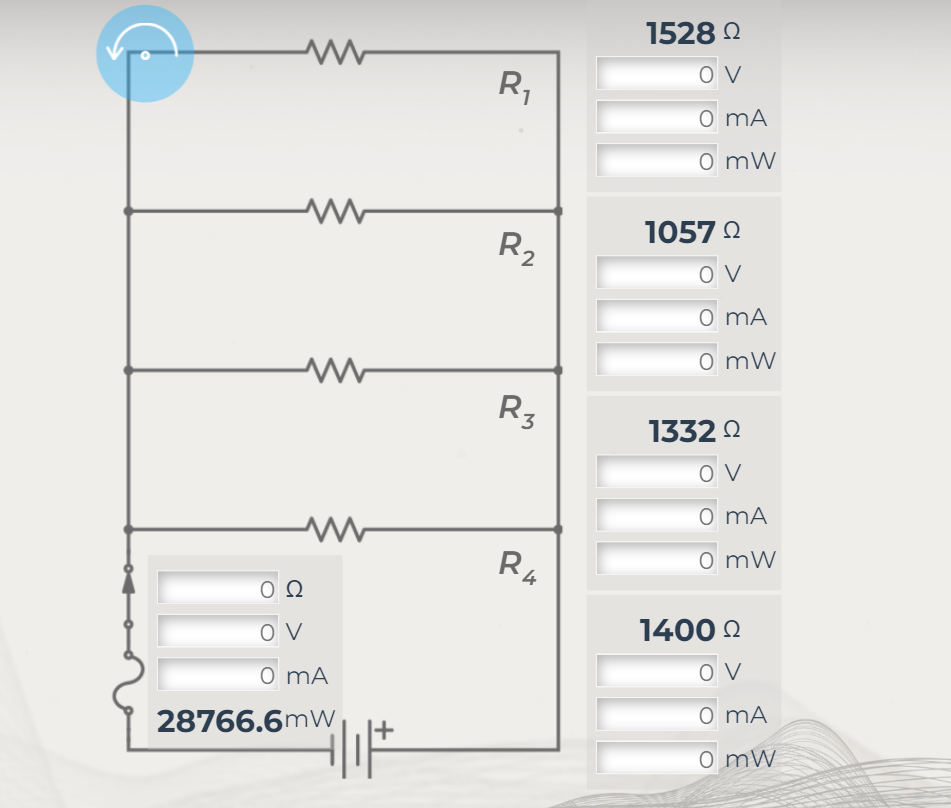 Solved Solve this parallel circuit, and fill in the blanks | Chegg.com