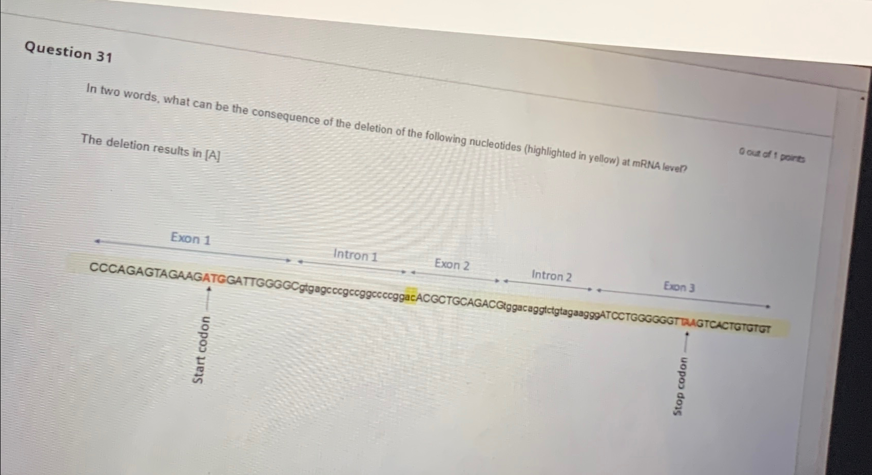 Solved Question 31In two words, what can be the consequence | Chegg.com