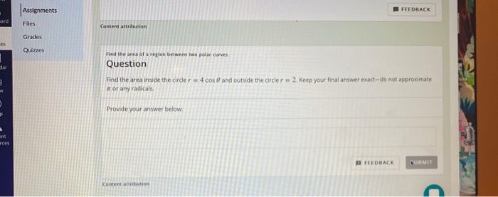 Solved Assignments FEEDBACK Files Content attribution Grades | Chegg.com