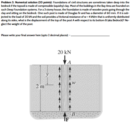 Solved Problem 3: Numerical solution (20 ﻿points): | Chegg.com