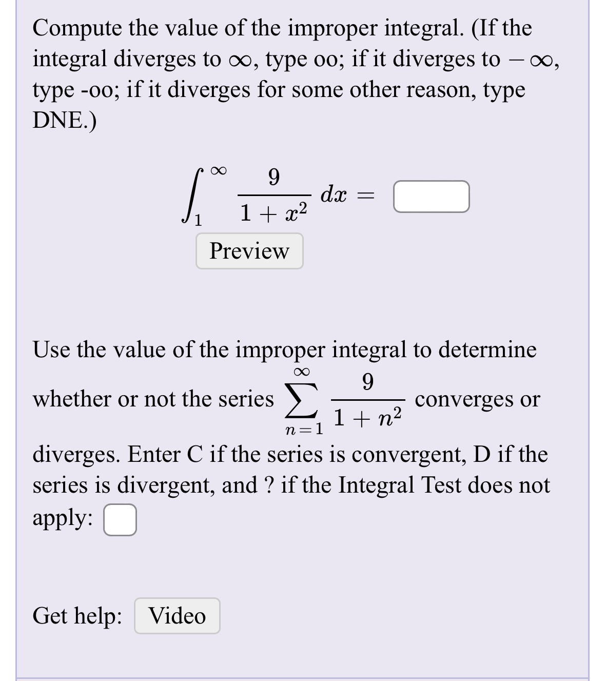 Solved Compute the value of the improper integral. (If | Chegg.com
