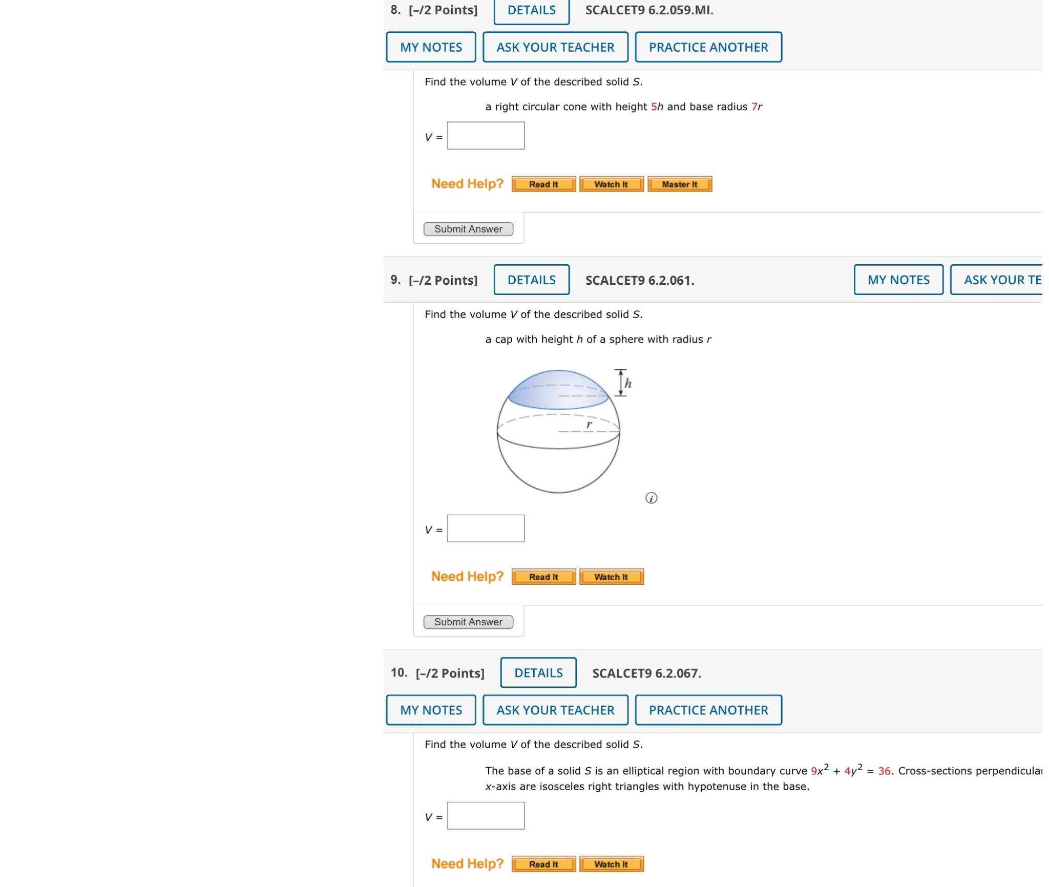 Solved Homework help please 8 9 10 ﻿please ! ﻿:) solution | Chegg.com