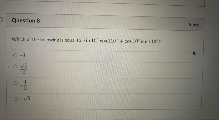 Solved Which of the following is equal to | Chegg.com