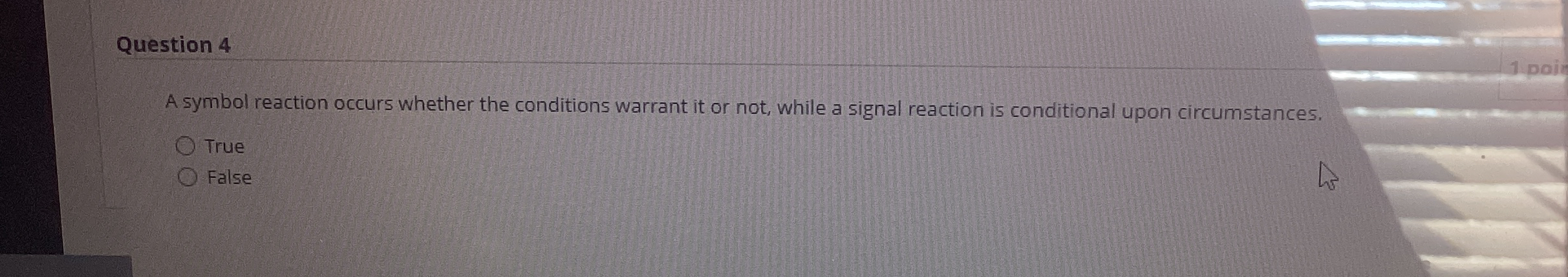 Solved Question 4A symbol reaction occurs whether the | Chegg.com