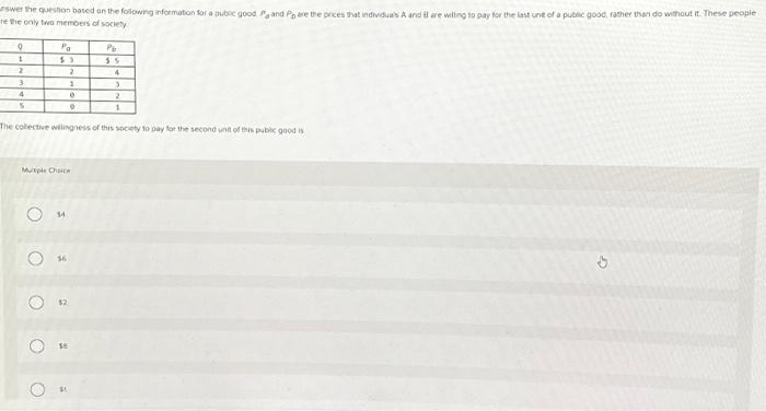 Solved -nswer the question based on the following | Chegg.com