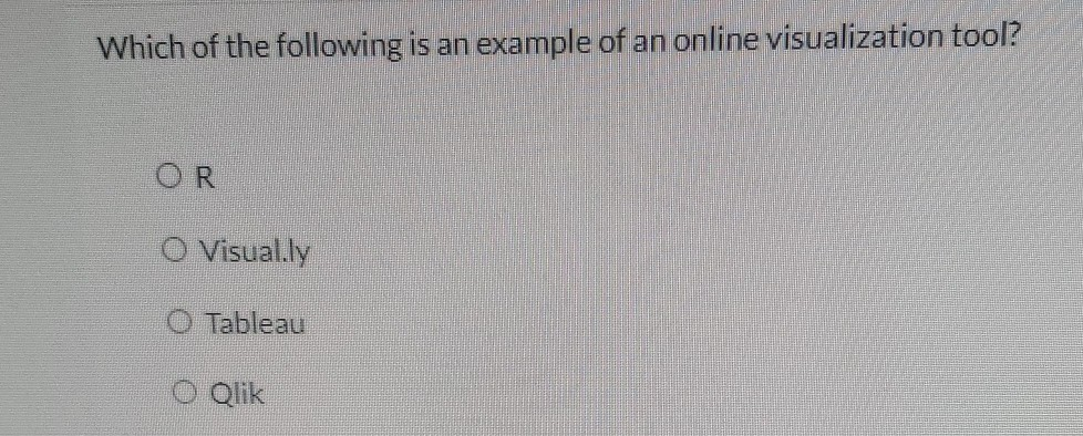 Solved Which of the following is an example of an online | Chegg.com
