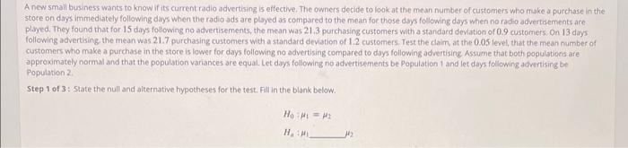 Solved Hypothesistest Statisticcritical