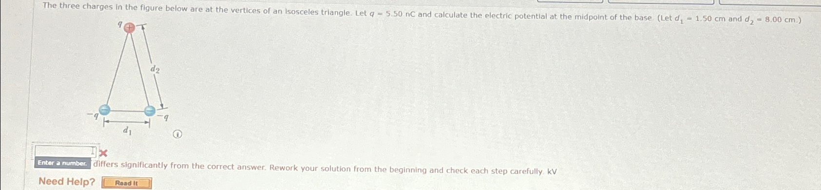 Solved differs significantly from the correct answer. Rework | Chegg.com