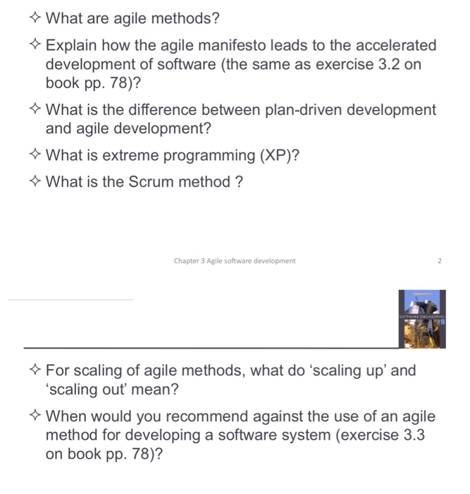 → What are agile methods? → Explain how the agile | Chegg.com