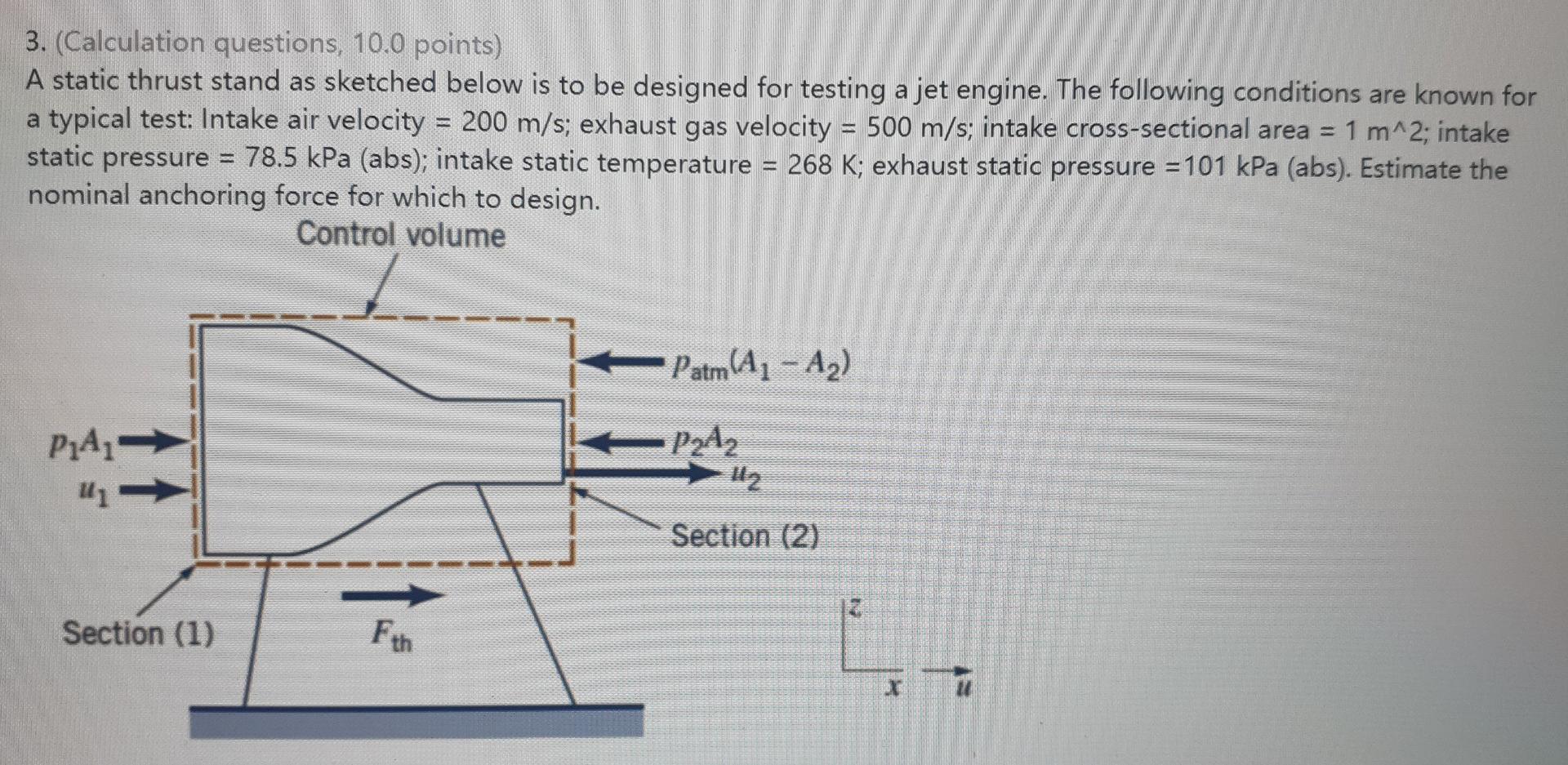 Solved 3. (Calculation questions, 10.0 points) A static | Chegg.com