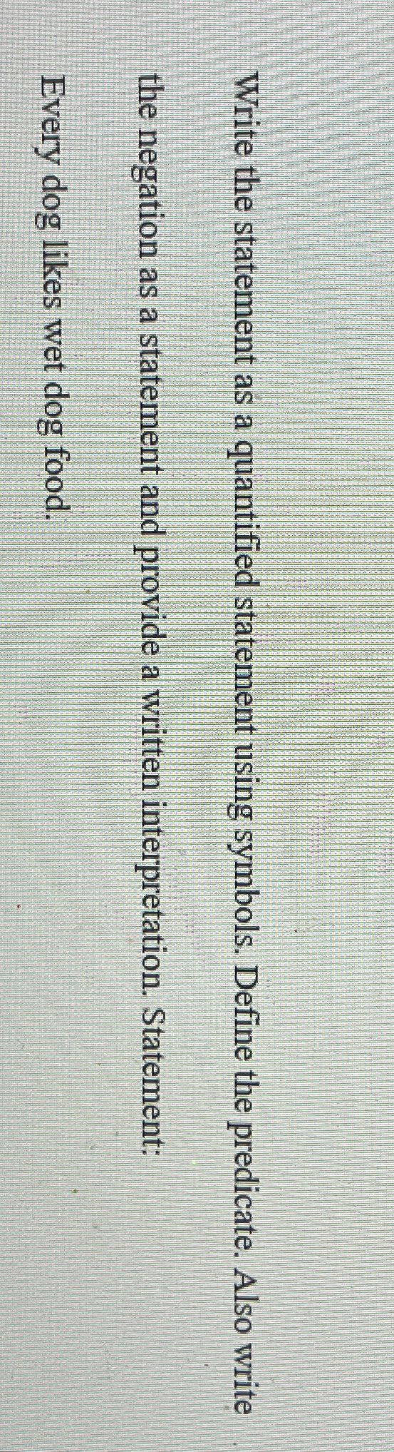 Solved Discrete Math/Structures: Write the statement as a | Chegg.com