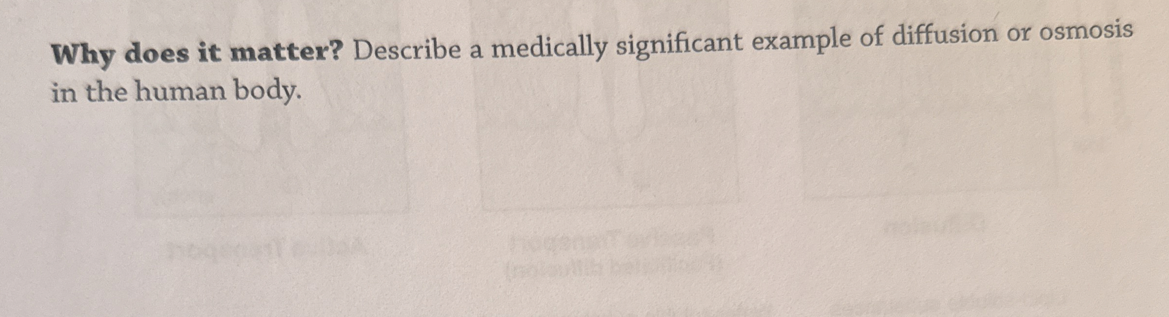 Solved Why does it matter? Describe a medically significant | Chegg.com