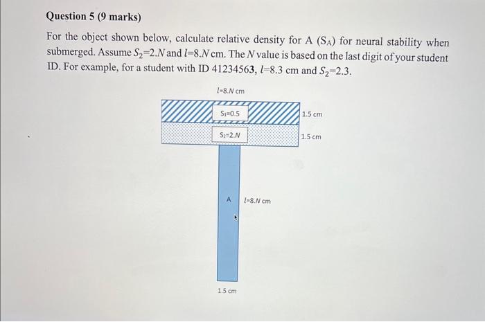 For the object shown below, calculate relative | Chegg.com