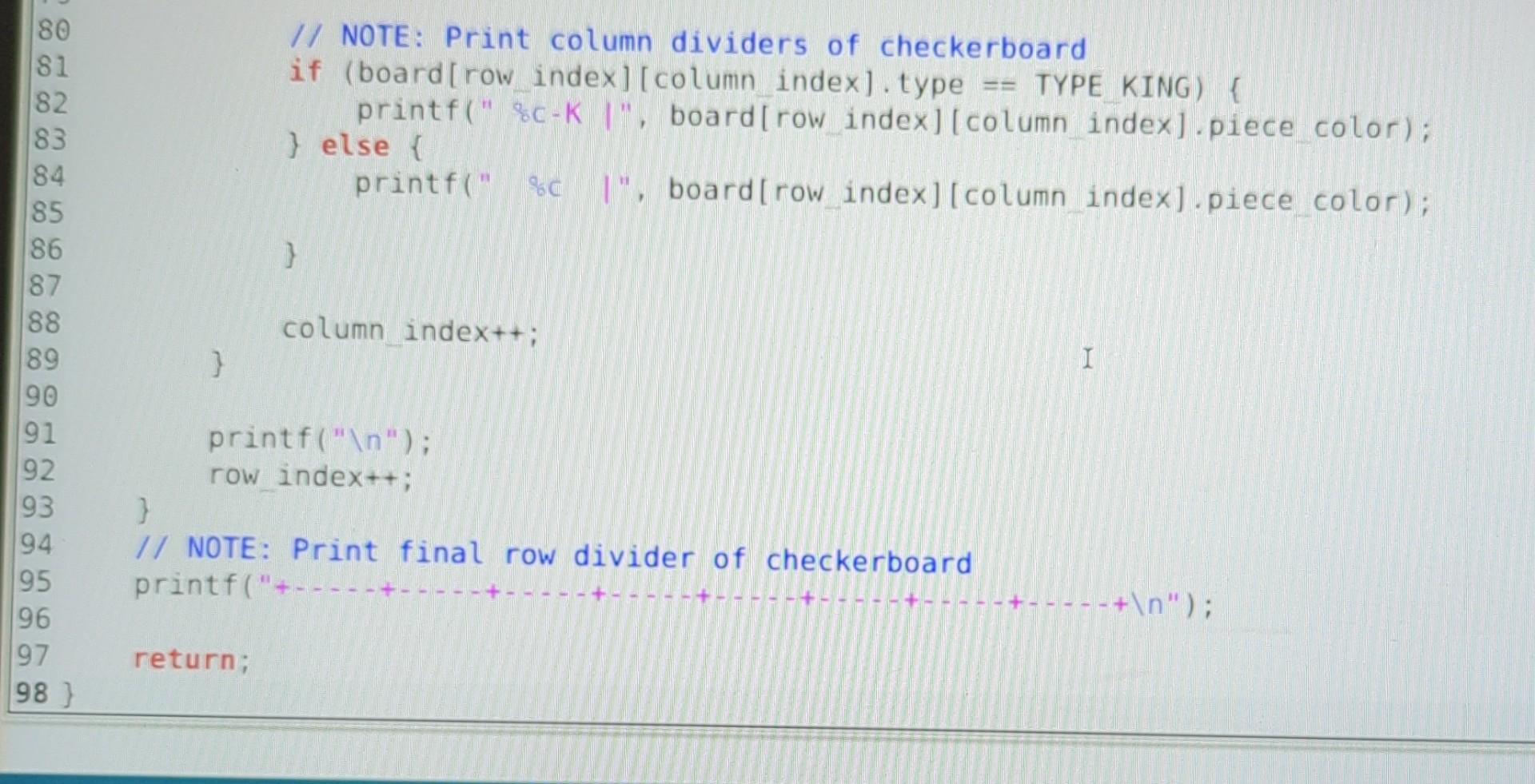 Prepare A Checkerboard Write A C Program