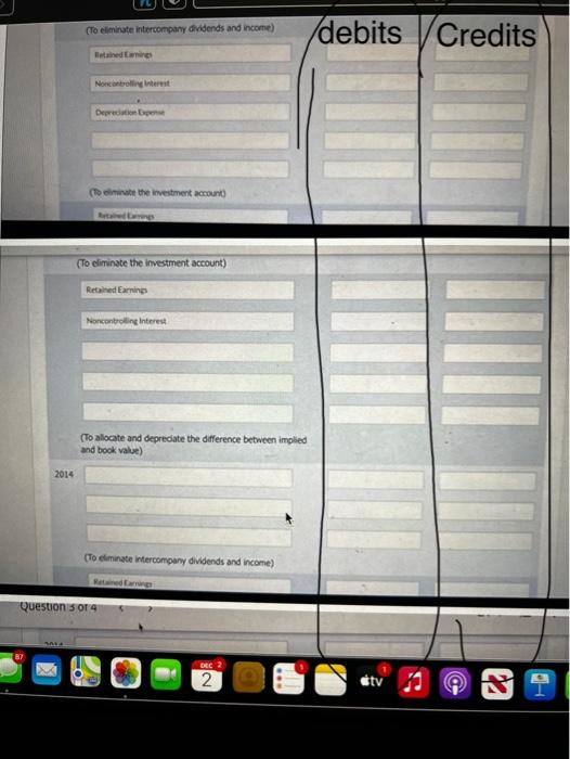 Solved I need ALL Debits AND credits. When answering | Chegg.com