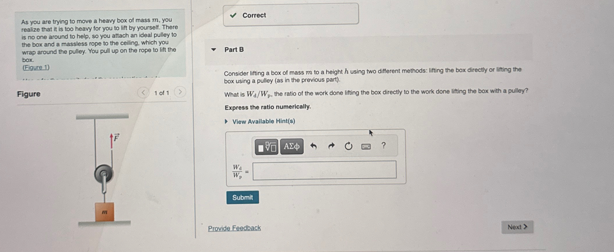 Solved As you are trying to move a heavy box of mass m, ﻿you | Chegg.com