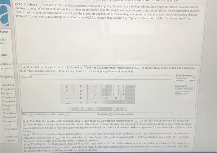 Solved (5\%) Problem 6: There are two factors that | Chegg.com