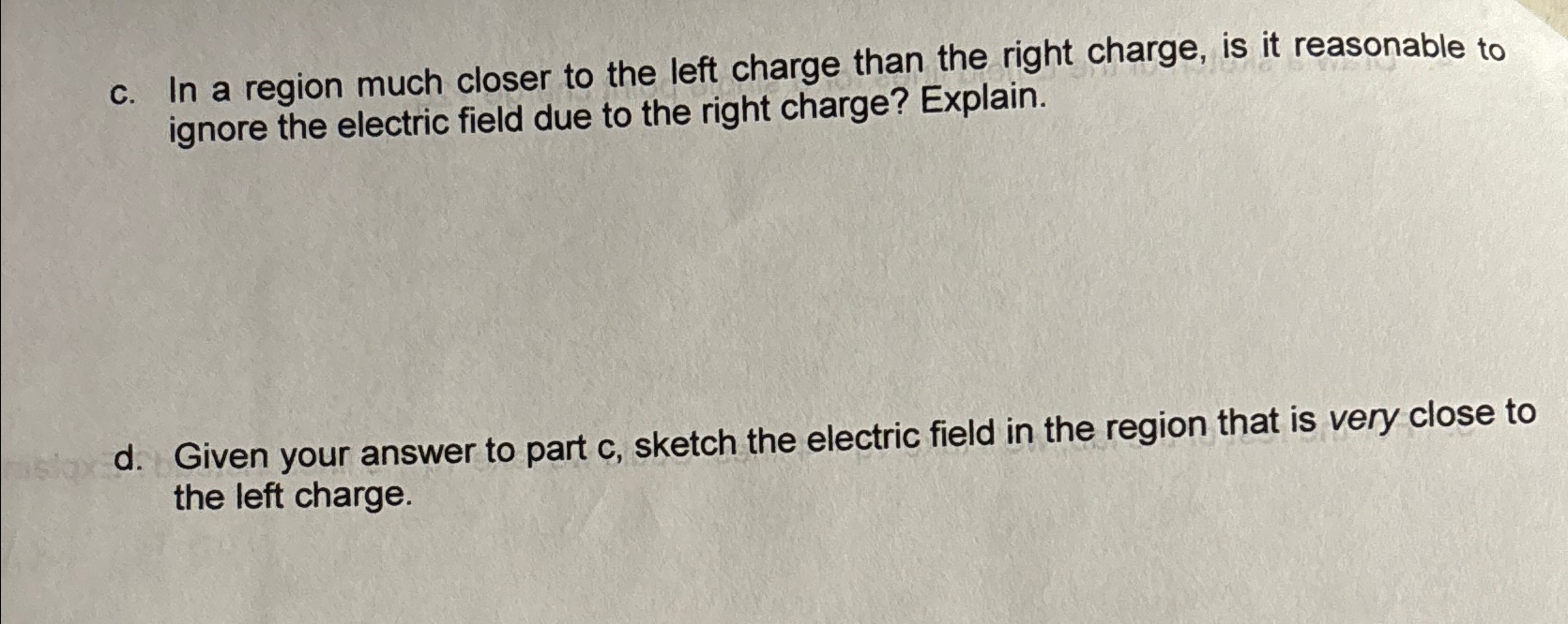 Solved Now consider two particles with the same charge q | Chegg.com