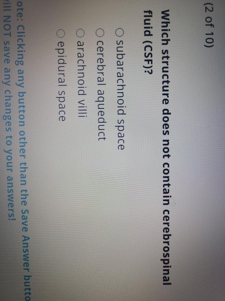 Solved (2 of 10) Which structure does not contain | Chegg.com