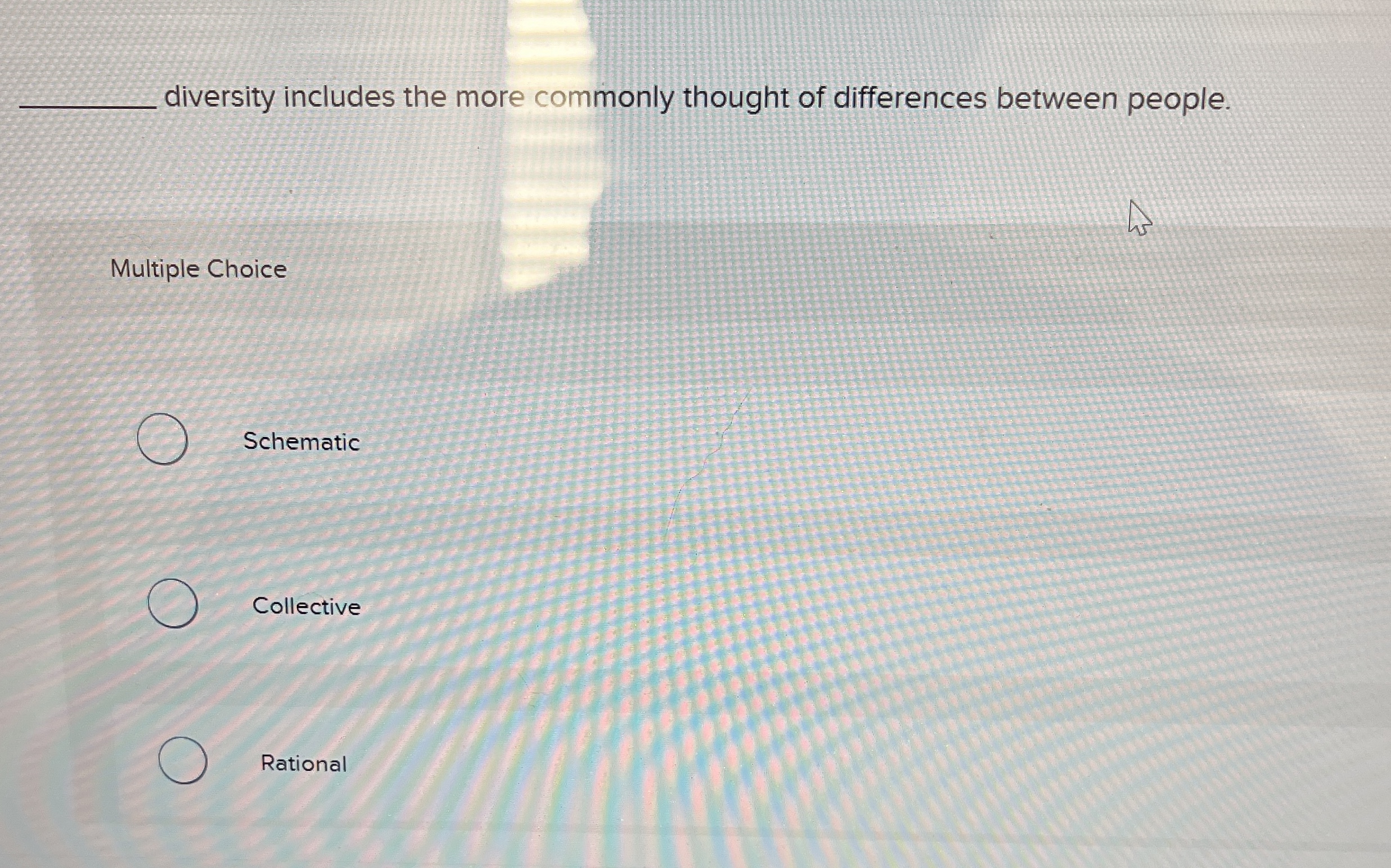 Solved diversity includes the more commonly thought of | Chegg.com