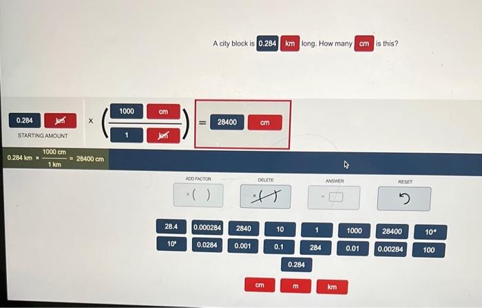 Solved A city block is long. How many is this? | Chegg.com