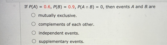 Solved Which of the following is a required condition for a | Chegg.com