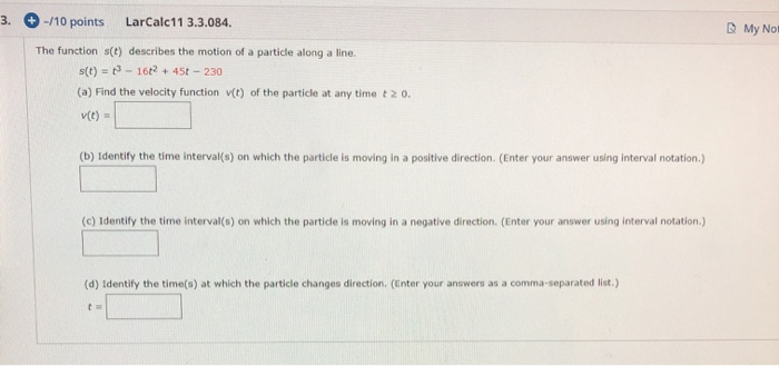 Solved 3. -/10 points LarCalc11 3.3.084. My Not The | Chegg.com Solved 3. -/10 points LarCalc11 3.3.084. My Not The | Chegg.com