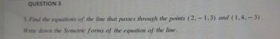 Solved QUESTION 3 | Chegg.com