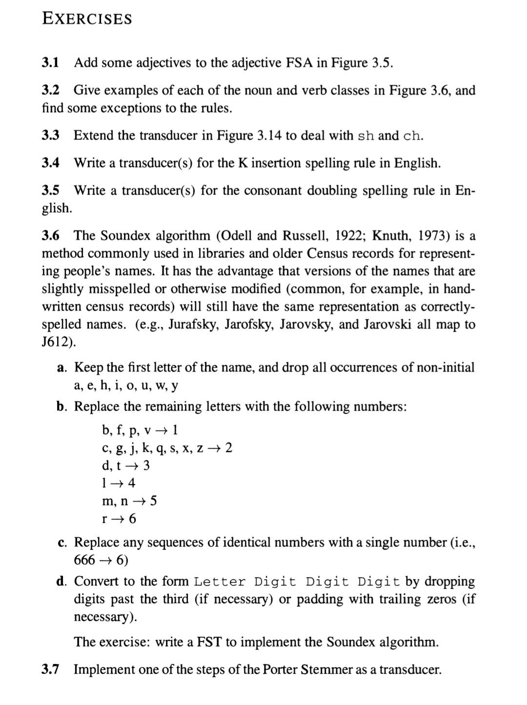 Please, read Jurafsky, D., Martin, J. pp. 57-88 and, | Chegg.com