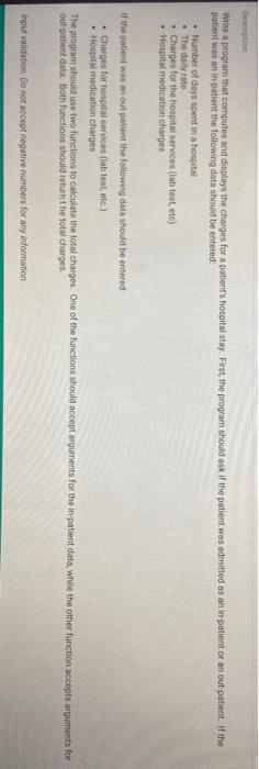 Solved Description Write a program that computes and | Chegg.com