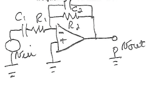 Solved Design an active band-pass filter using the circuit | Chegg.com