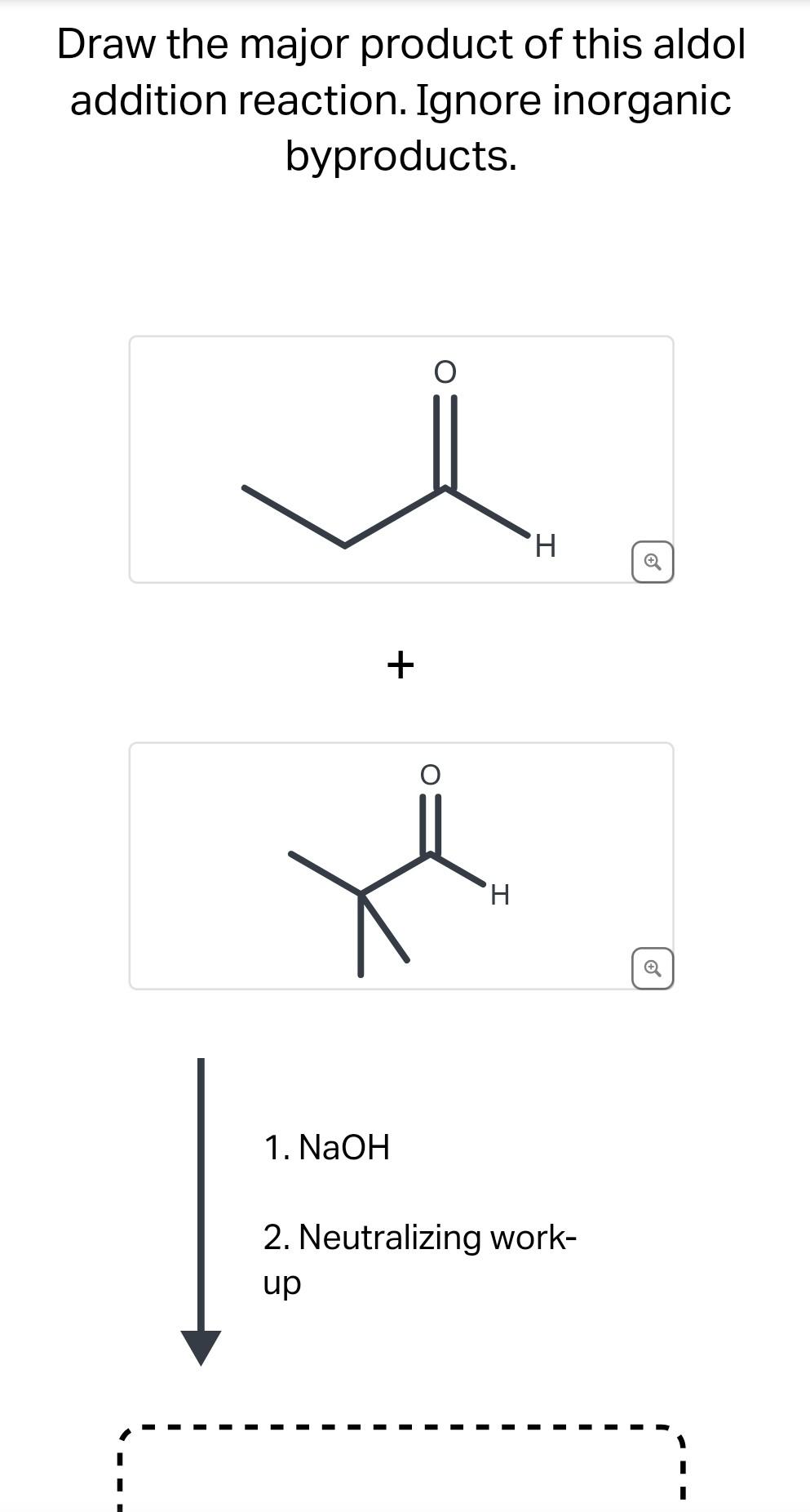 Solved Draw the major product of this aldol addition | Chegg.com