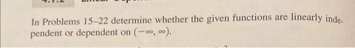 Solved 19. f1(x)=x,f2(x)=x−1,f3(x)=x+3 20. | Chegg.com