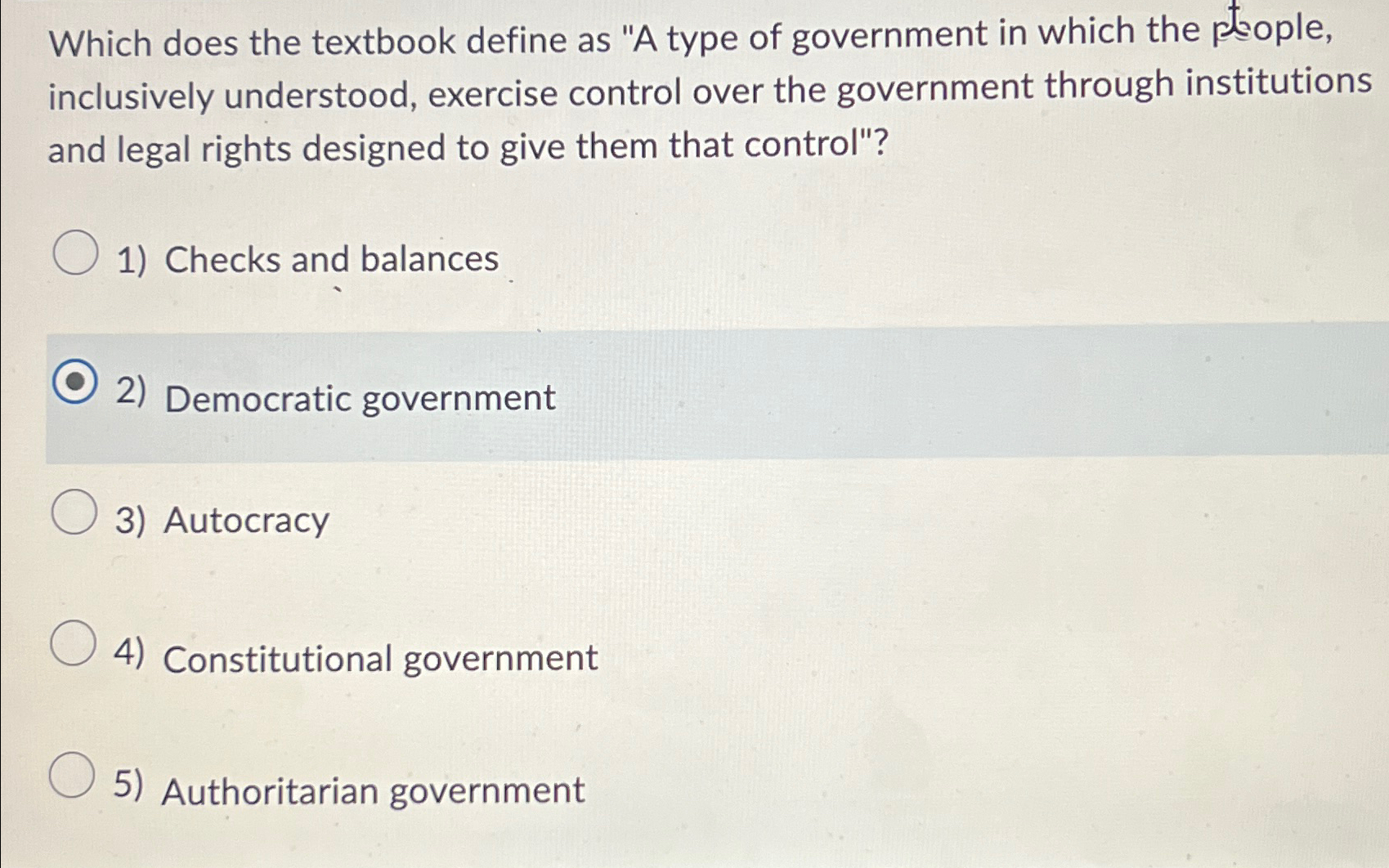 Solved Which does the textbook define as "A type of | Chegg.com