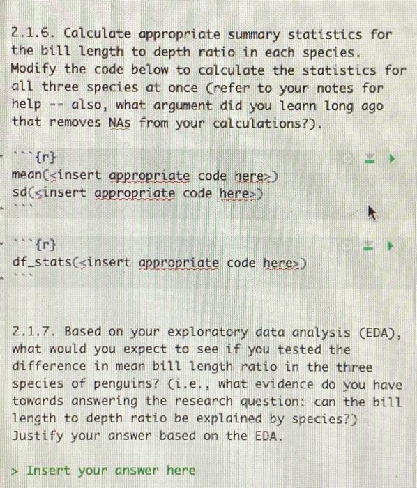 Solved \#\#\# Scenario 1: Palmer Penguins As part of the | Chegg.com