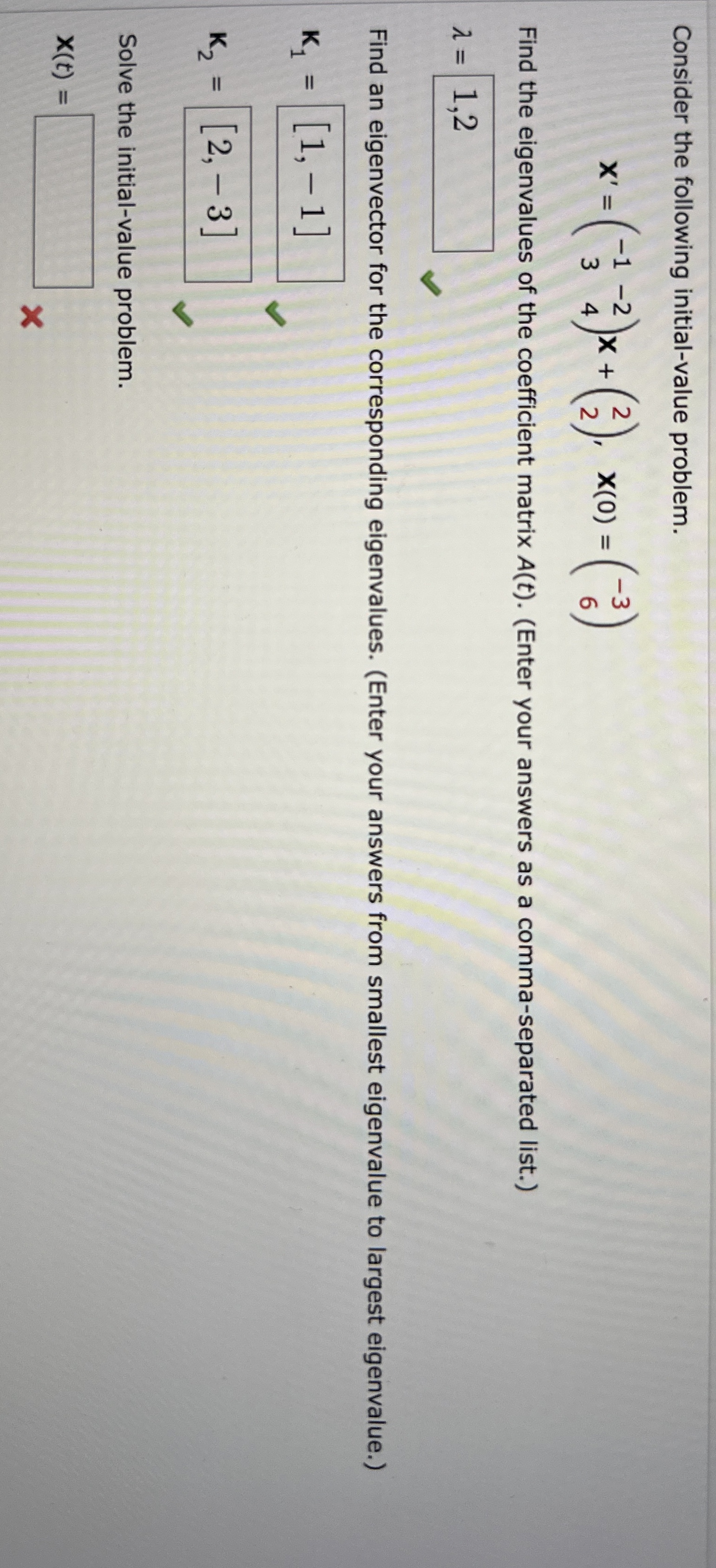 Solved Consider the following initial-value | Chegg.com