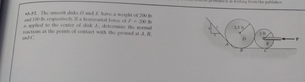 Solved permission in writing from the publisher. .8-57. The | Chegg.com