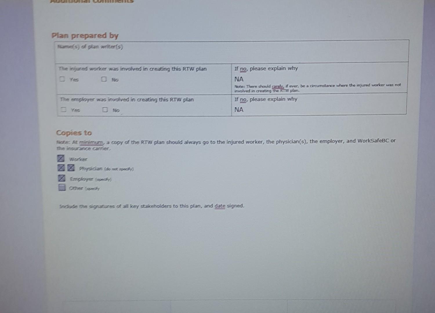 Graduated Return-to-Work (GRTW) Plan | Chegg.com