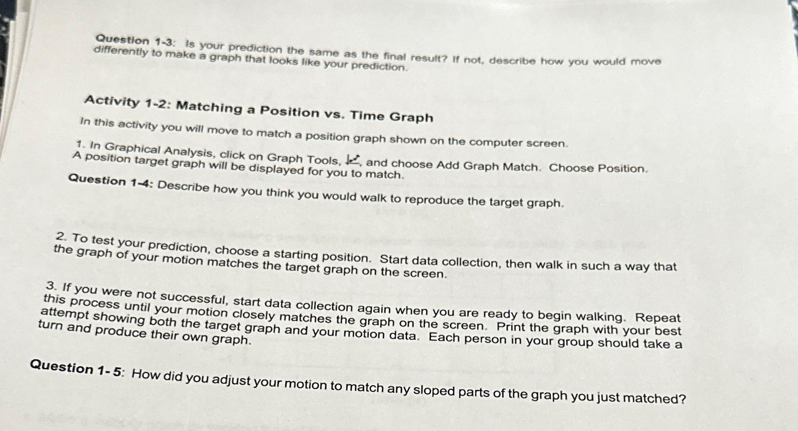 Solved NameDatePre-Lab Preparation Sheet for Lab 1 | Chegg.com