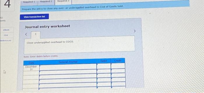 CH Exercise 2-26 (Algo) Computing applied overhead | Chegg.com