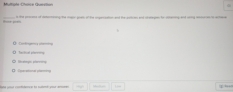 Solved Multiple Choice QuestionIs the process of determining | Chegg.com