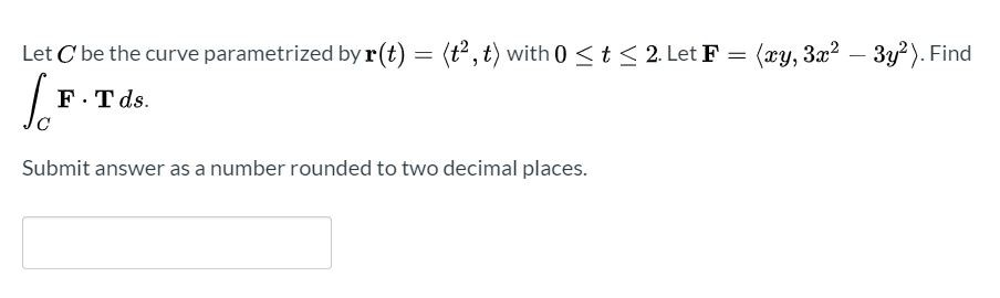 Solved Let C be the curve parametrized by r(t) = (t”, t) | Chegg.com