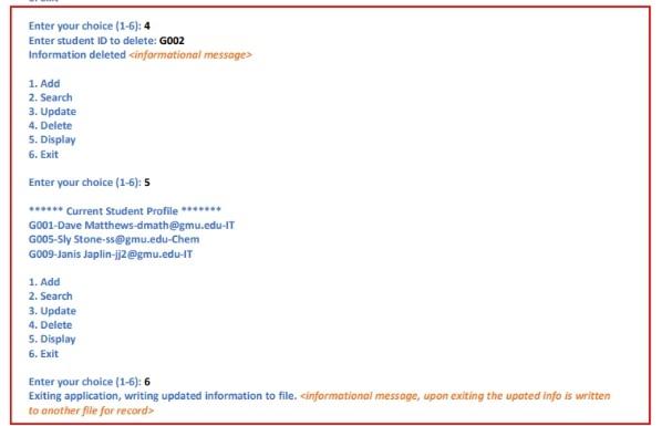 Solved Topics: dictionary, file 1/0, looping, functions, | Chegg.com