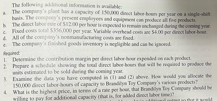 Solved PROBLEM 12-27 Utilization of a Constrained Resource | Chegg.com
