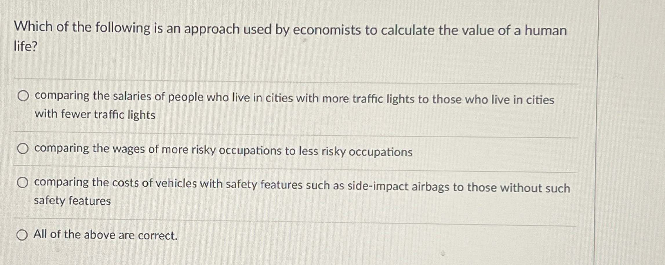Solved Which of the following is an approach used by | Chegg.com