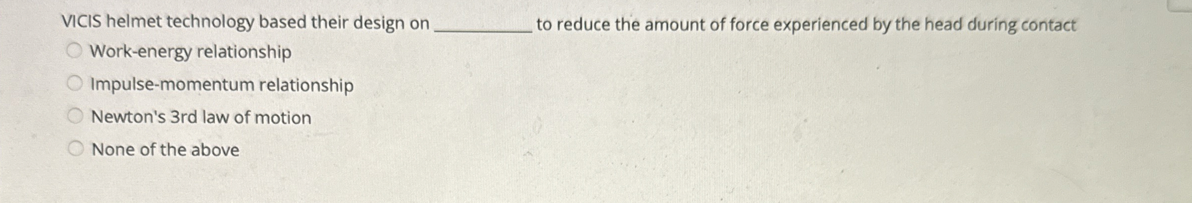Solved VICIS helmet technology based their design on q, ﻿to | Chegg.com