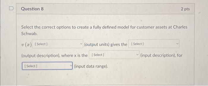 Solved Select the correct options to create a fully defined | Chegg.com